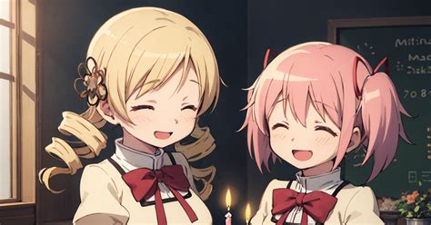 魔法少女まどかマギカ マミまど誕生日ケーキ Kwgのイラスト Pixiv