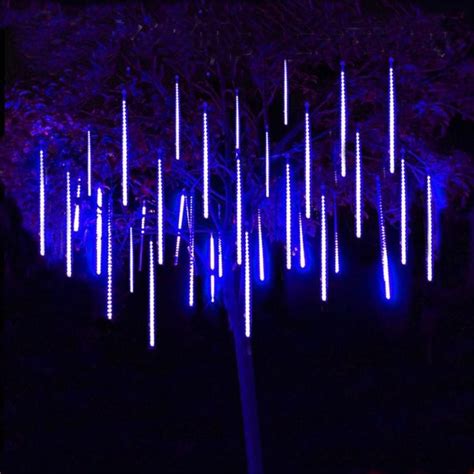 Dripping Icicle Lights Blue 30cm 8pcs Tube Eu Uk Au Plug 灯具 インテリア