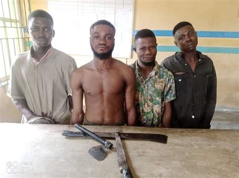 Four Eiye Cult Members Arrested At Nocturnal Meeting Venue The Best