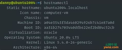 在ubuntu 2004上用hostnamectl命令设置或更改主机名(hostname)初入linux圈云网牛站 在ubuntu 2004上用hostnamectl命令设置或更改主机名(hostname)初入linux圈云网牛站
