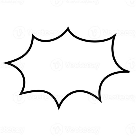 Bubble Text For Comic Blank Or Empty Balloon Text For Text