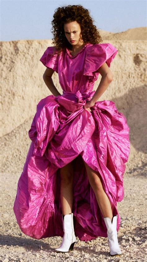 Pink Balloon Dress By Miro Misljen Editorial Fashion Glamour Fashion Fashion Photography