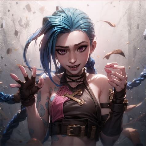 Jinx League Of Legends Eye Color