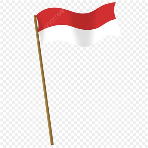 Ilustrasi Bendera Merah Putih Indonesia Hari Kemerdekaan Indonesia