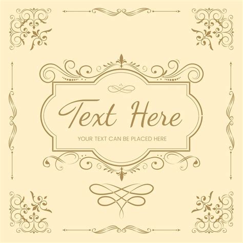 Premium Vector Vintage Ornament Vector Ilustration