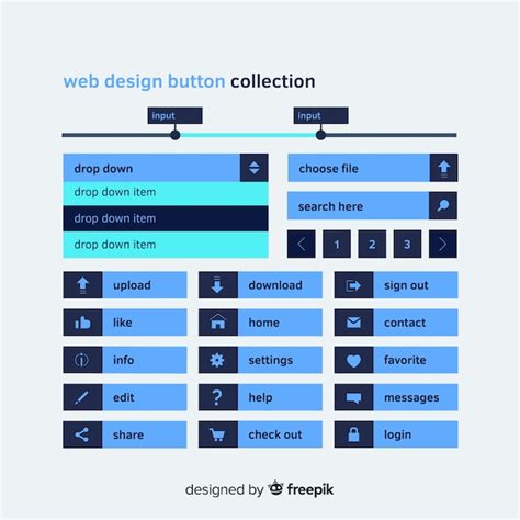 Conjunto De O Web Plana Vetor Gr Tis
