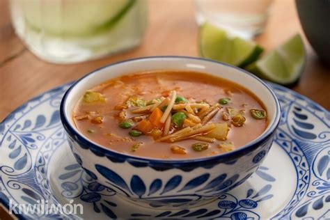 Sopa De Fideos Con Verduras