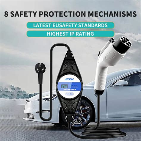 Portable Ev Fast Charging Cable 16a 7kw Ev Ac Charger Station China