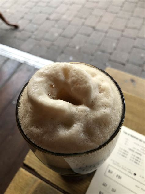 When You Get A Guinness From The Bottle Poured Into A Glass In London