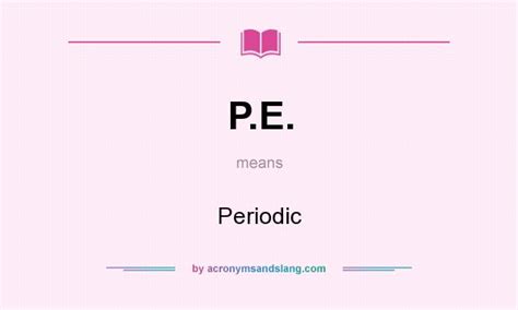 P E Periodic In Undefined By