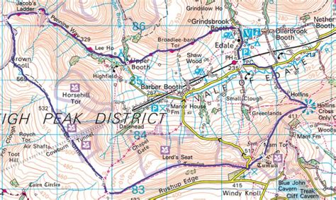 Mam Tor Via Jacobs Ladder Walk From Edale 10 Mile Route Peak District Walks