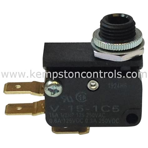 Omron VAQ V C OMRON PUSHBUTTON SWITCH POSITION SPDT ON ON LEADS CONNECTORS