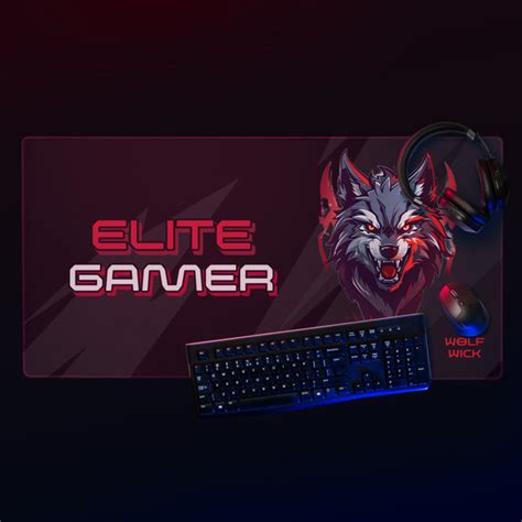Wolf Wick Big Gaming Mouse Pad On Storenvy