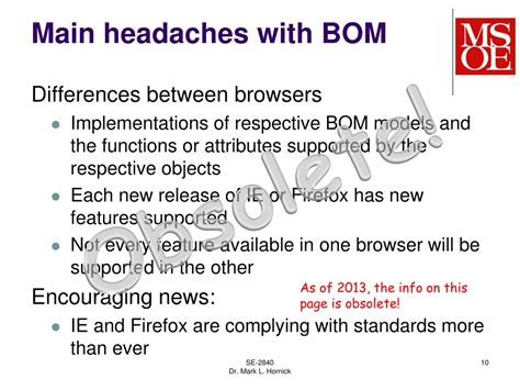 Ppt The Browser Object Model Bom Powerpoint Presentation Free