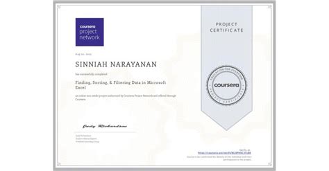 sinniah narayanan on linkedin completion certificate for finding