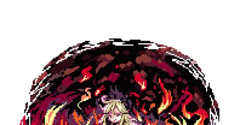 ドット絵 地獄の業火 ぽちのイラスト Pixiv