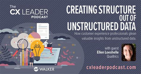 Creating Structure Out Of Unstructured Data The Cx Leader Podcast