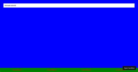 Tutorial Codesandbox