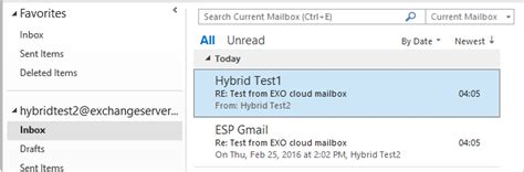 Testing A New Exchange Hybrid Configuration With Office 365 Practical365
