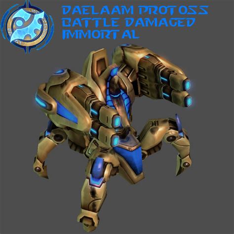 StarCraft Protoss Battle Damaged Immortal By HammerTheTank On DeviantArt
