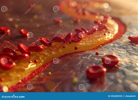 Ldl And Hdl Cholesterol Diagram Shows Artery Health Key Objects