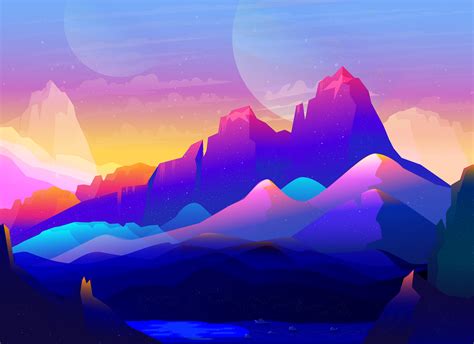 Mountain Wallpaper Minimal