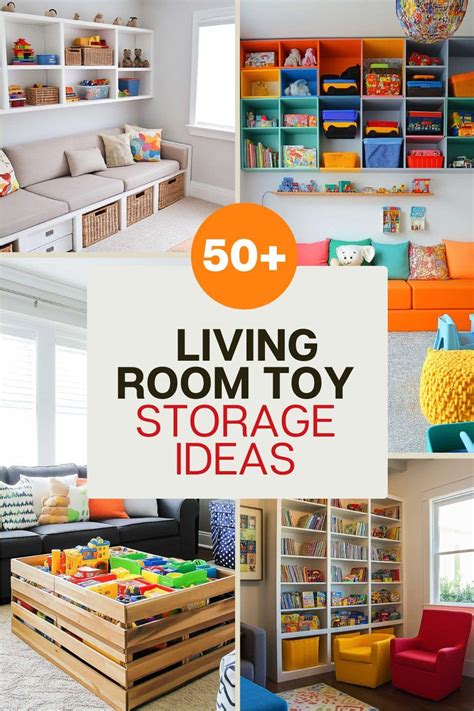 50 Living Room Toy Storage Ideas That Keep Everyone Happy