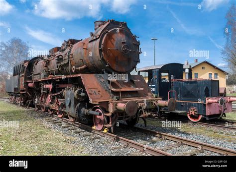 Goods Train Locomotive Class 51 Ruin Scrap Railway Museum Engine