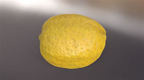 Lemon 3d Model By Grishmanovskij Anton