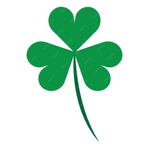 Premium Vector Four Leaf Clover Icon Vector Illustration Logo Design