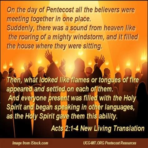 Pentecost Resources United Church Of God Montana