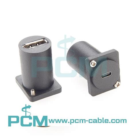 Pemasok Konektor Feedthrough Usb C Ke Displayport Yang Disesuaikan