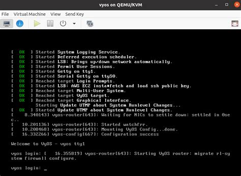 Running On Libvirt Qemu KVM VyOS X Circinus Documentation