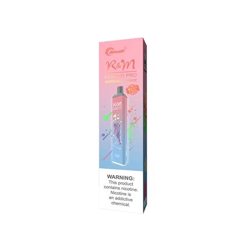 R M LEGEND PRO Europe Puffs RGB Light Disposable Vape From China Manufacturer R M VAPE By