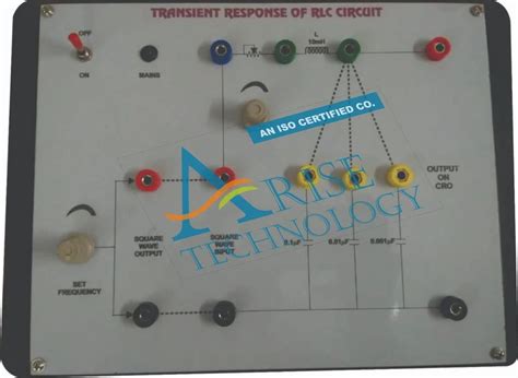 transient response of rlc circuit for laboratory model name number