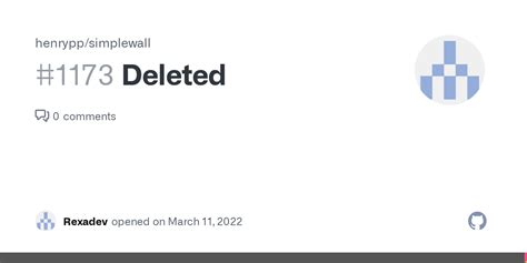 deleted · issue 1173 · henrypp simplewall · github
