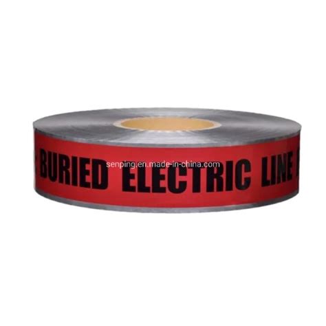 High Quality Underground Detectable Cable Safety Warning Tape Aluminum