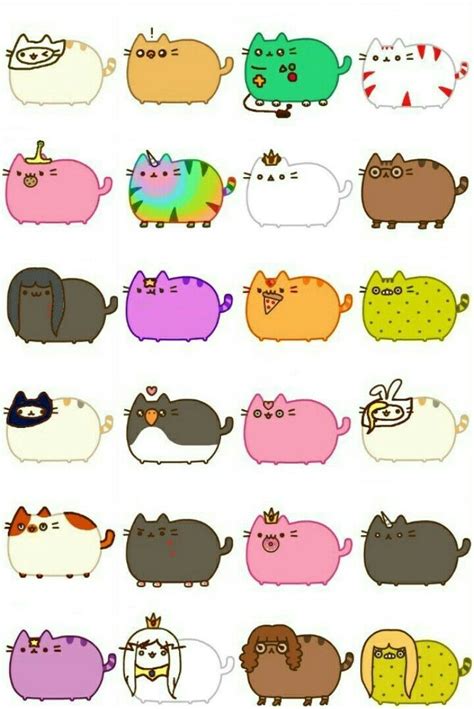Каваи. Идеи для личного дневника. Идеи для ЛД. Коллаж | Pusheen cute ...