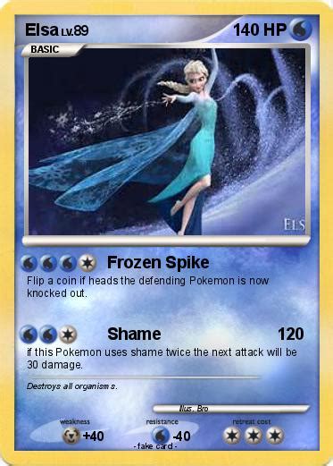Pokémon Elsa 155 155 Frozen Spike My Pokemon Card