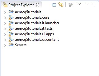 Aem Mvn Multi Module Project Structure AEM CQ5 Tutorials