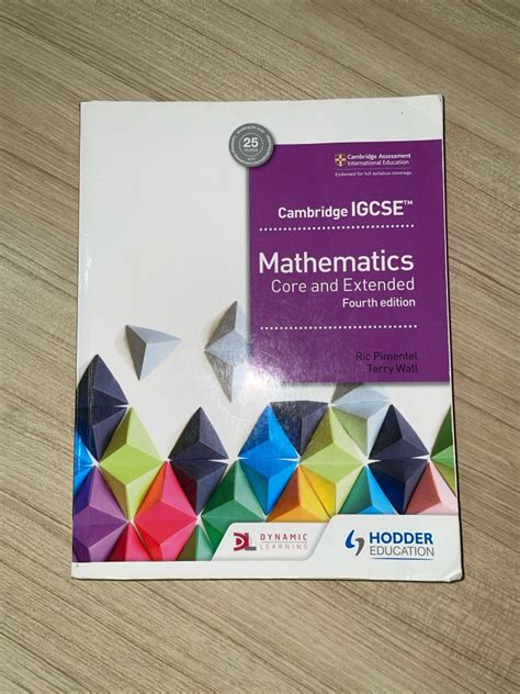 Cambridge Igcse Mathematics Textbook Fourth Edition Hodder Hobbies And Toys Books And Magazines
