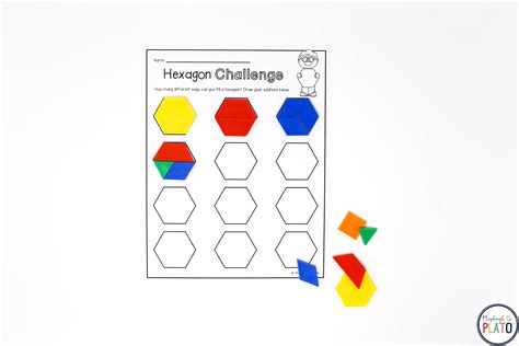 STEM Challenge Pattern Blocks Playdough To Plato