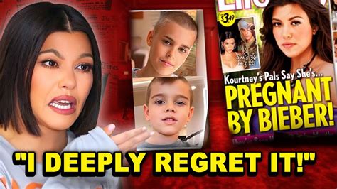 Kourtney Kardashian finally admits Justin Bieber is the REAL FATHER to ...
