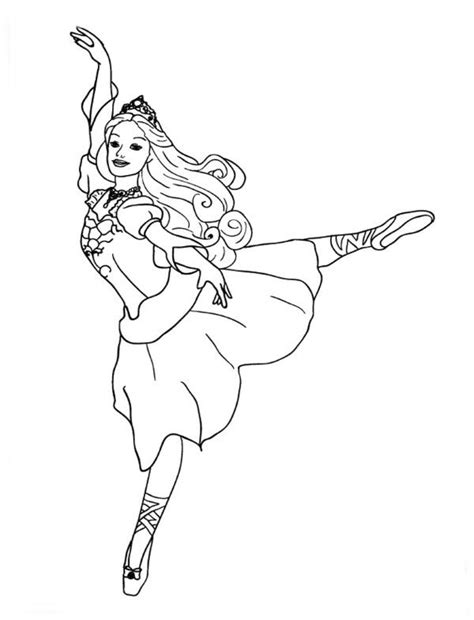 Desenho De Bailarina Para Colorir Imprimir E Moldes Artesanato