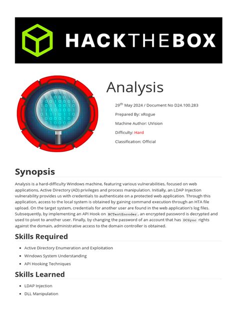 Analysis Htb Download Free Pdf World Wide Web Internet And Web