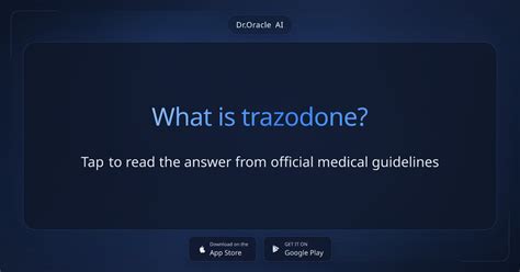 What Is Trazodone