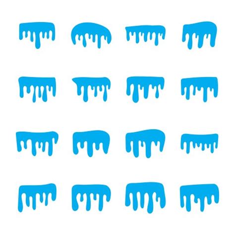 Blue Melt Drip Vector Images Over 560