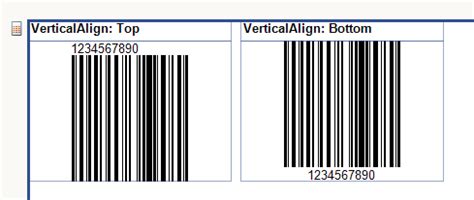 1D Barcodes Specifications Telerik Reporting