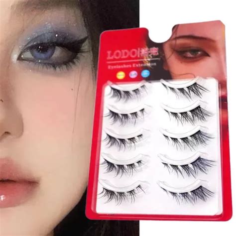 TRANSPARENTER STAMM FALSCHE Wimpern Katzenauge Fuchs Wimpern D Nerz EUR PicClick FR