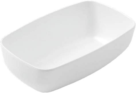 American Metalcraft Ggw74 White Melamine 17 Ounce Rectangle Bowl